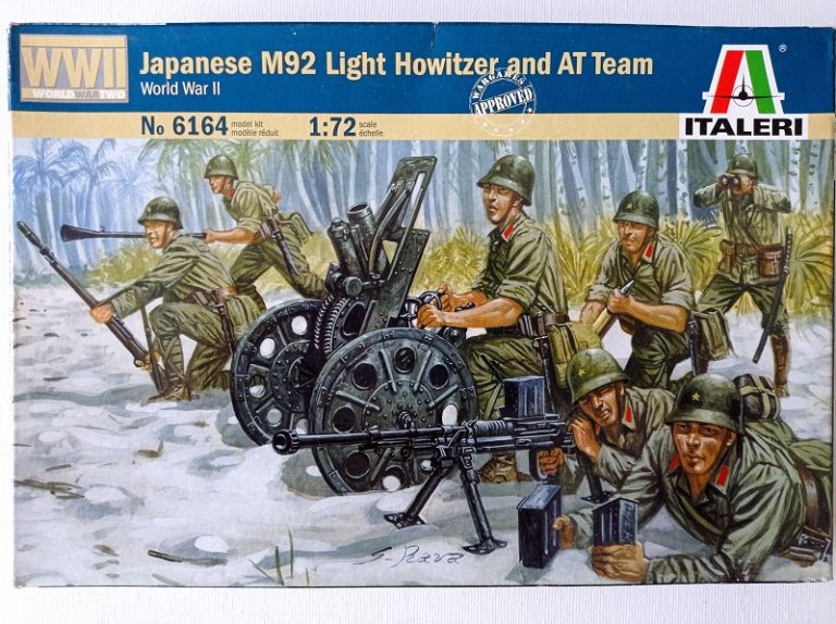 COD.ITA6164 JAPANESE M92 LIGHT HOWITZER AND AT TEAM. ESC 1/72 – Surmaquetas
