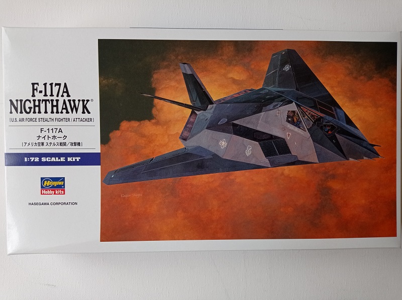 COD.HAS00531 F-117A NIGHTHAWK . ESC 1/72 – Surmaquetas
